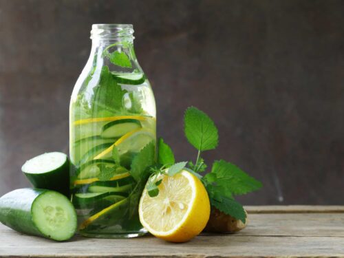 Cucumber Lemon Water