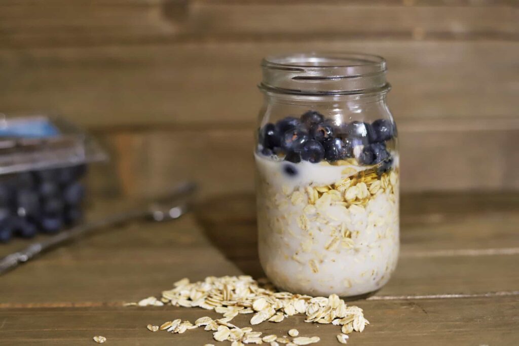 Kidney-Friendly Blueberry Overnight Oats - IgAN Foundation